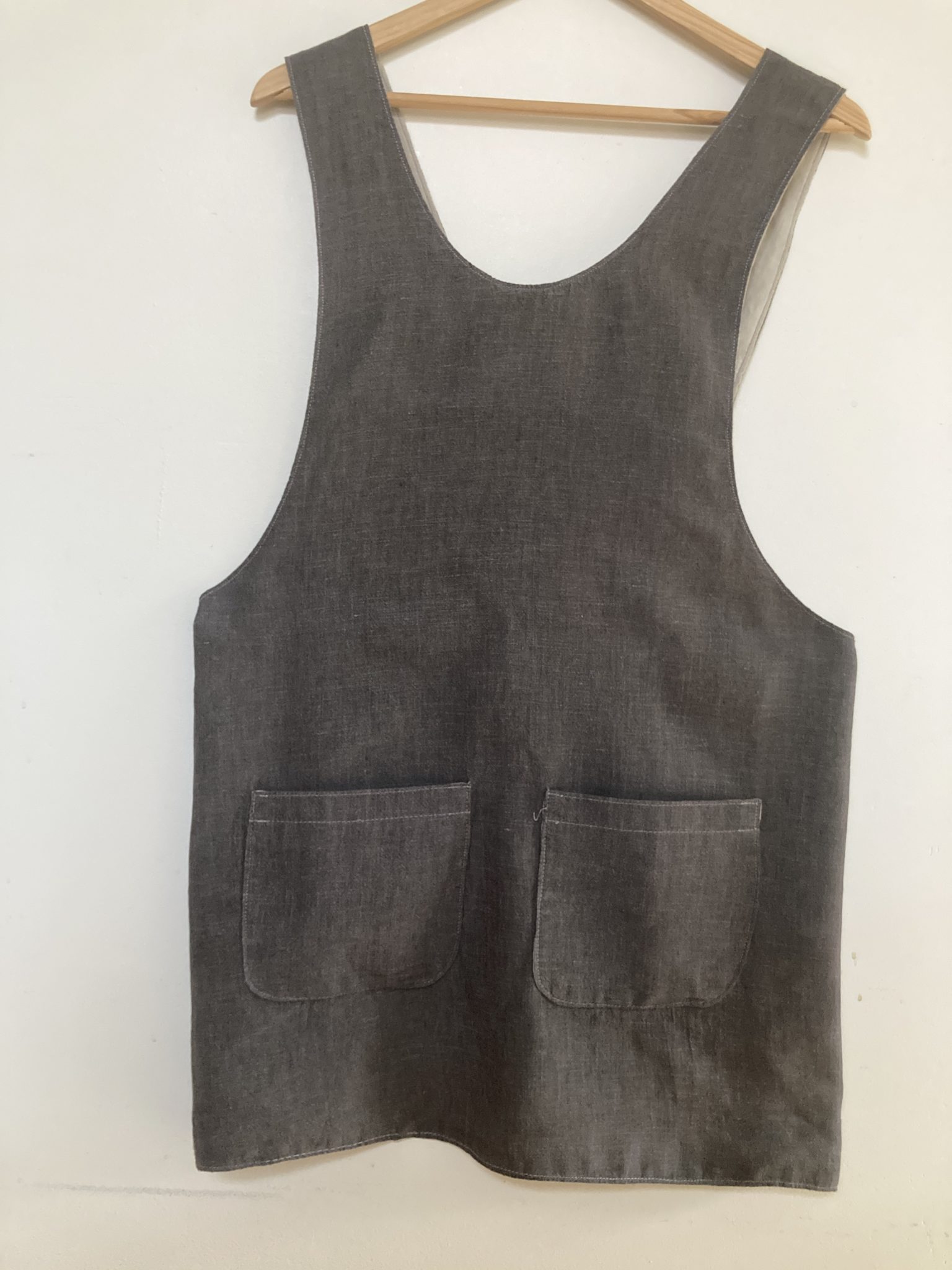 Free Japanese smock apron pattern - a Small and Delicious Life