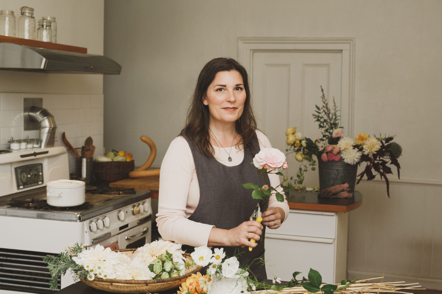 Free Japanese smock apron pattern - a Small and Delicious Life